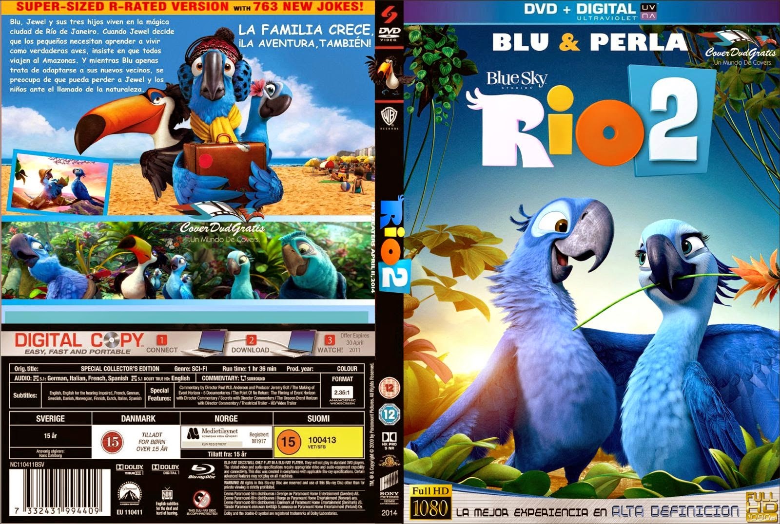 Cover: Rio 2 dvd