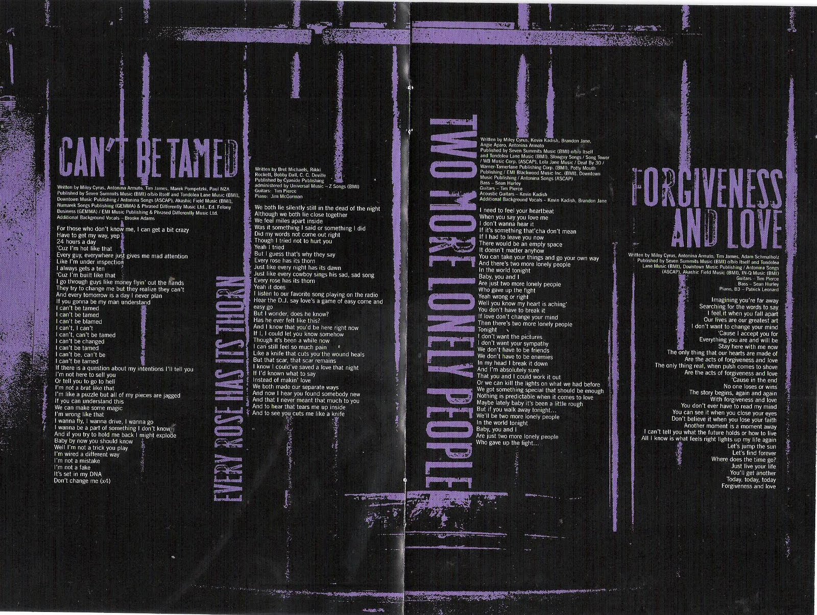 DVD: Miley Cyrus - Can't Be Tamed (Deluxe Edition) - Encartes Pop