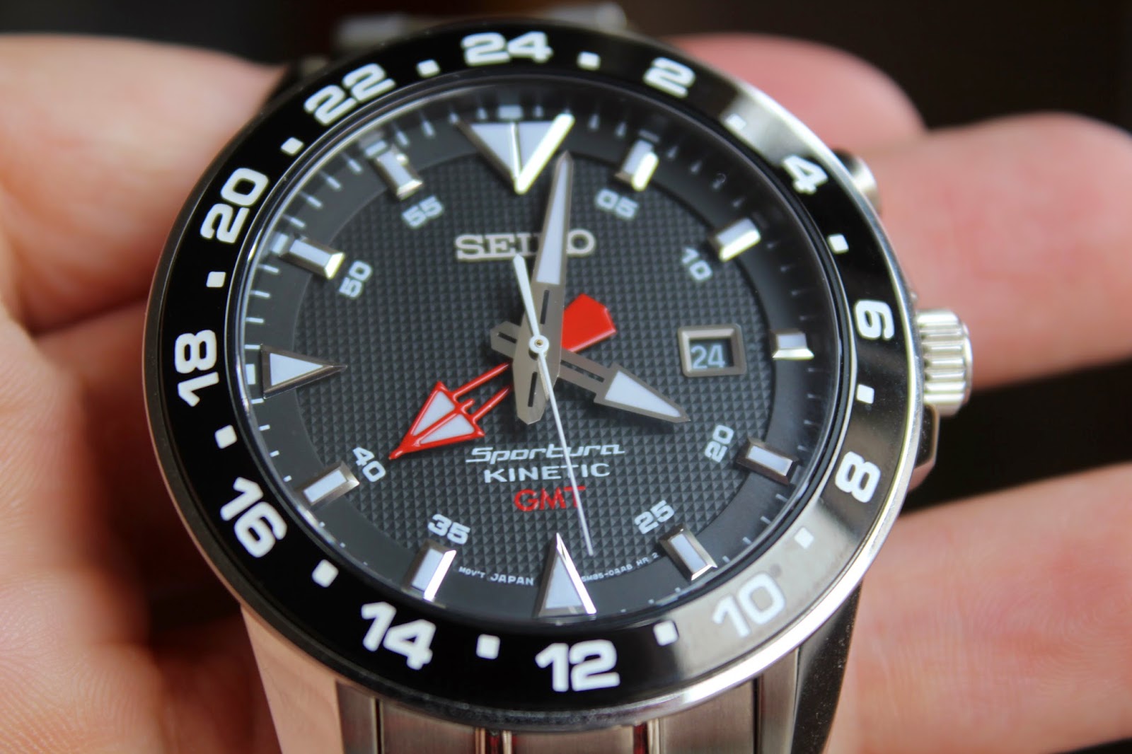 Mi tiempo, mi reloj.: Seiko kinetic GMT