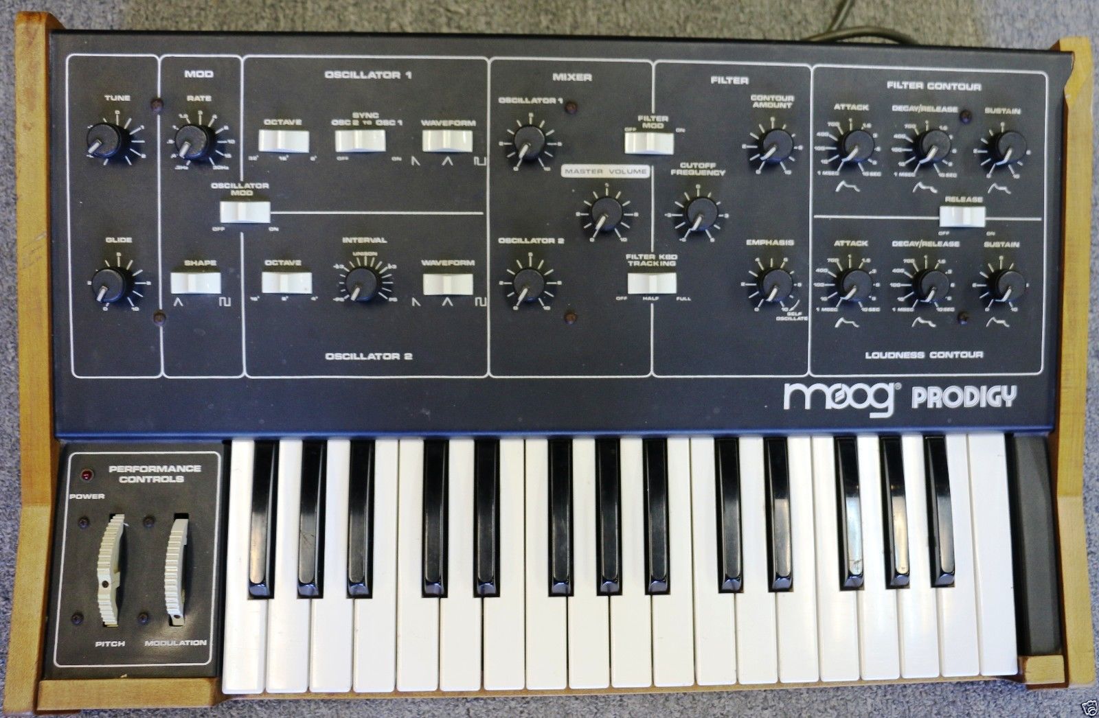 MATRIXSYNTH: Vintage Moog Prodigy SN 2261