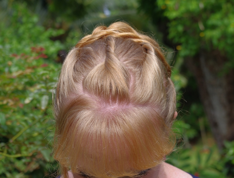 Braids & Hairstyles for Super Long Hair: Rope Braids Updo, aka "Fast ...