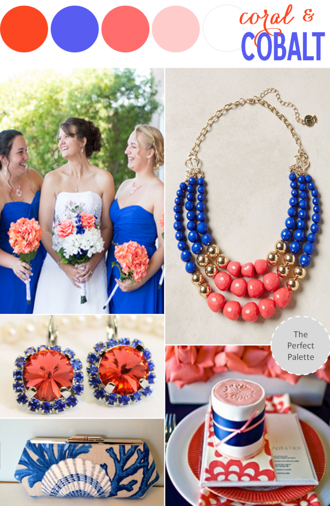 Color Story: Coral + Cobalt | The Perfect Palette