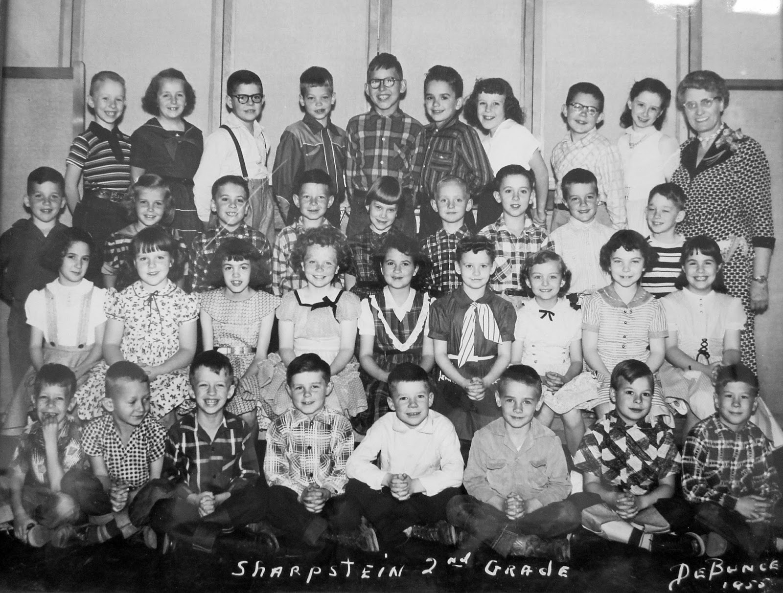History of Walla Walla Public Schools: Sharpstein Class Photos, 1953-1960