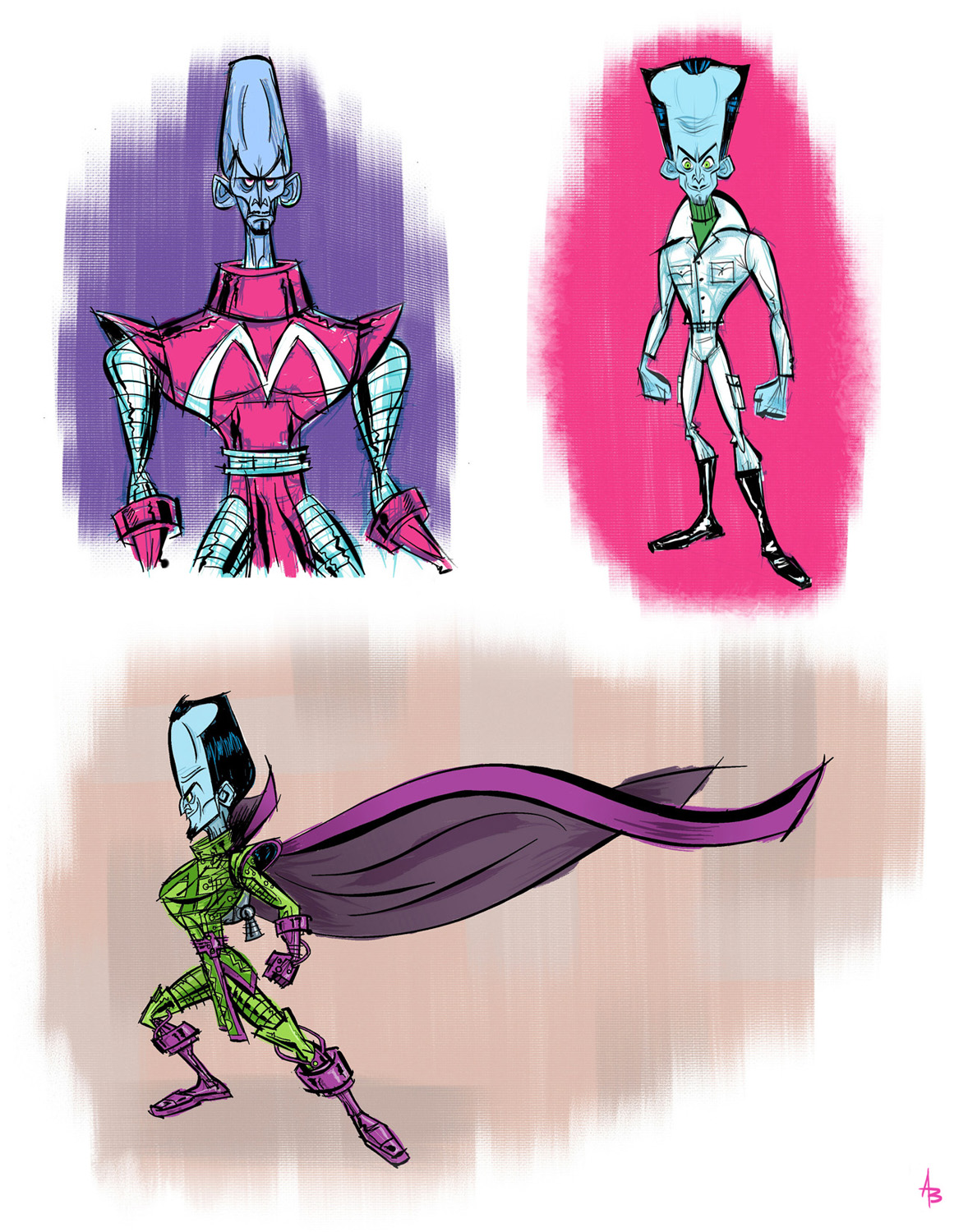 Living Lines Library: Megamind (2010) - Concept Art, Megamind