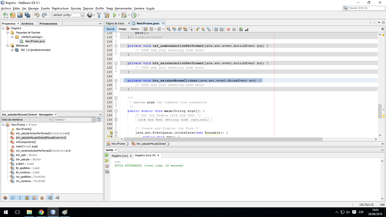 INTRODUCCIÓN A JAVA CON NETBEANS IDE 8.1: Creación de formulario INTRODUCCIÓN A JAVA CON NETBEANS IDE 8.1: Creación de formulario
