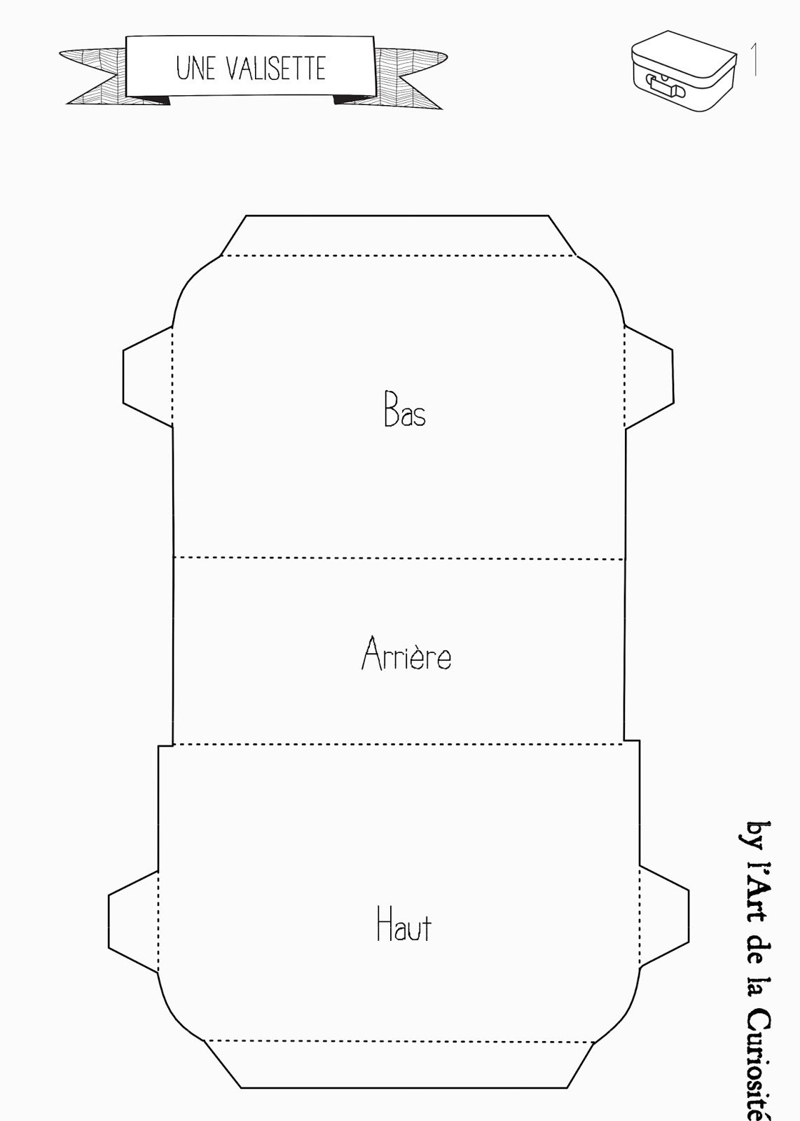 Eu Amo Artesanato: Maleta de Papel com molde