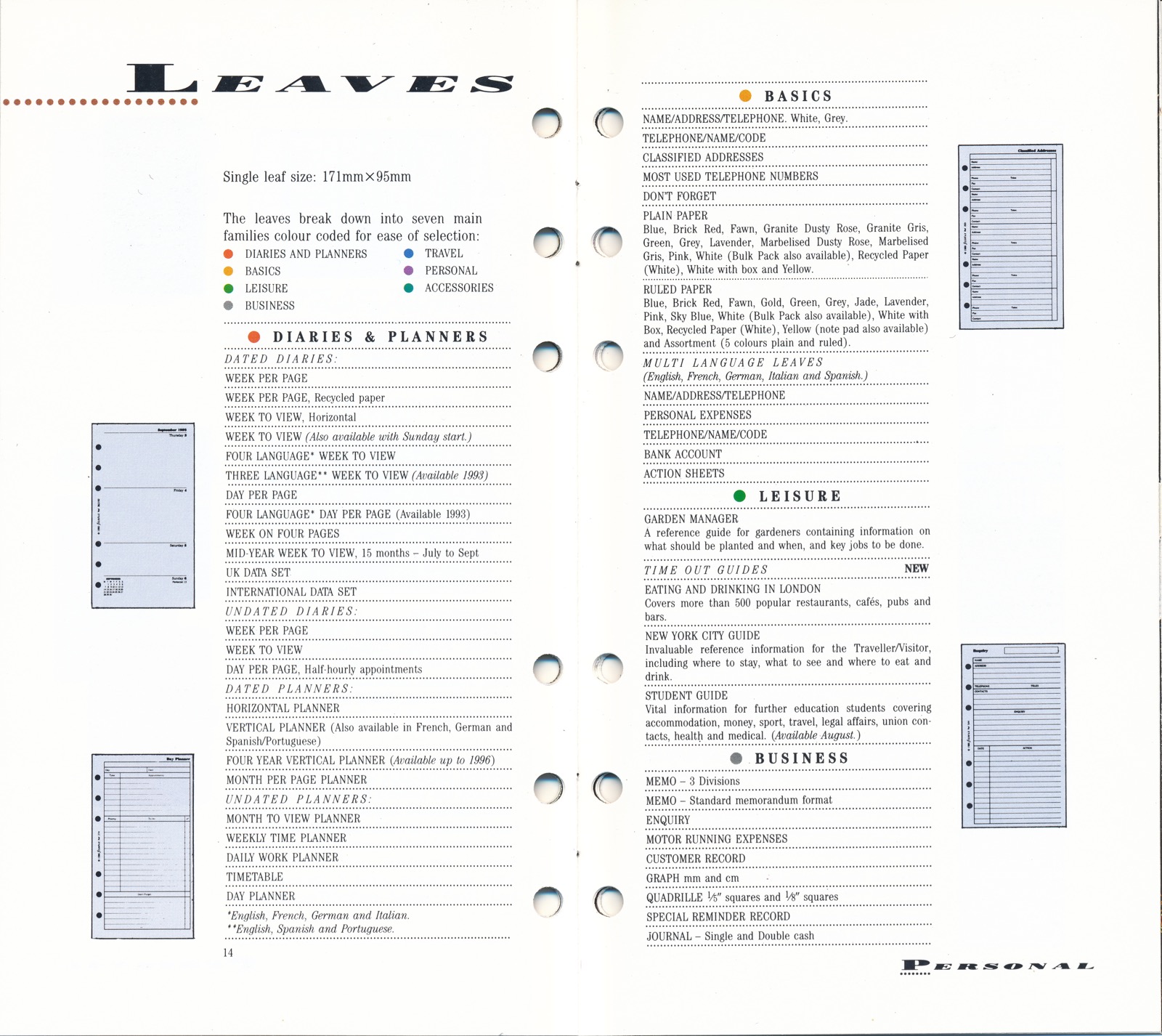 Philofaxy: Filofax 1992