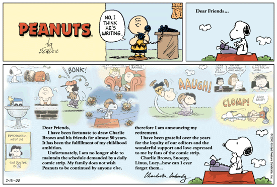 First Versions: Peanuts (comics)