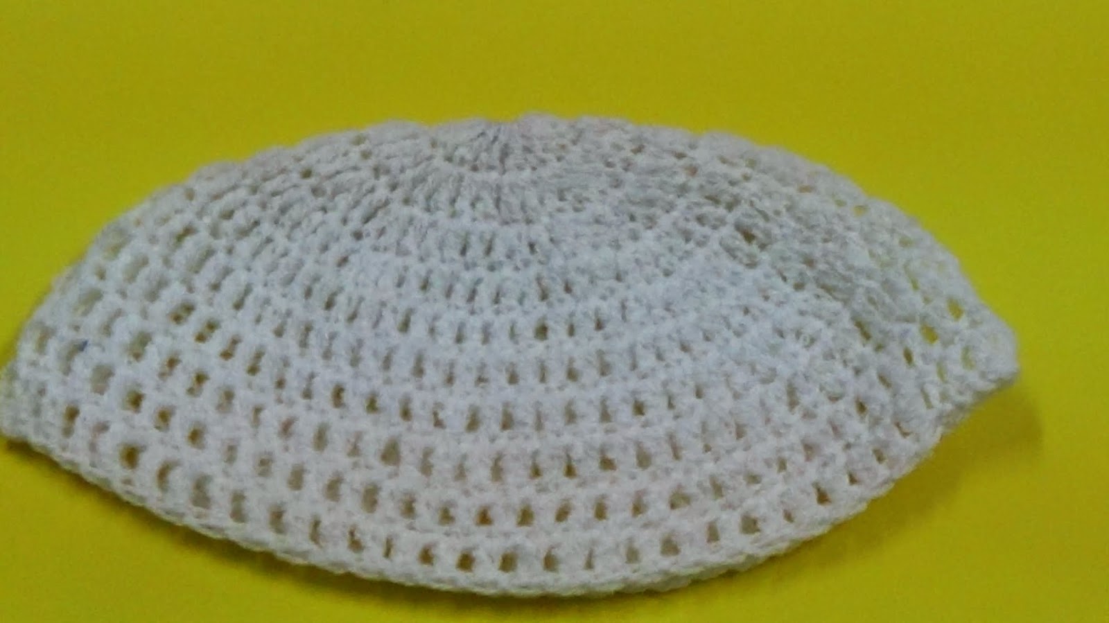 Tasnimcrochet: Very Easy Crochet Prayer Cap
