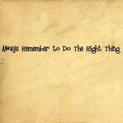 Be In The Know: The Cost Of Doing The Right Thing