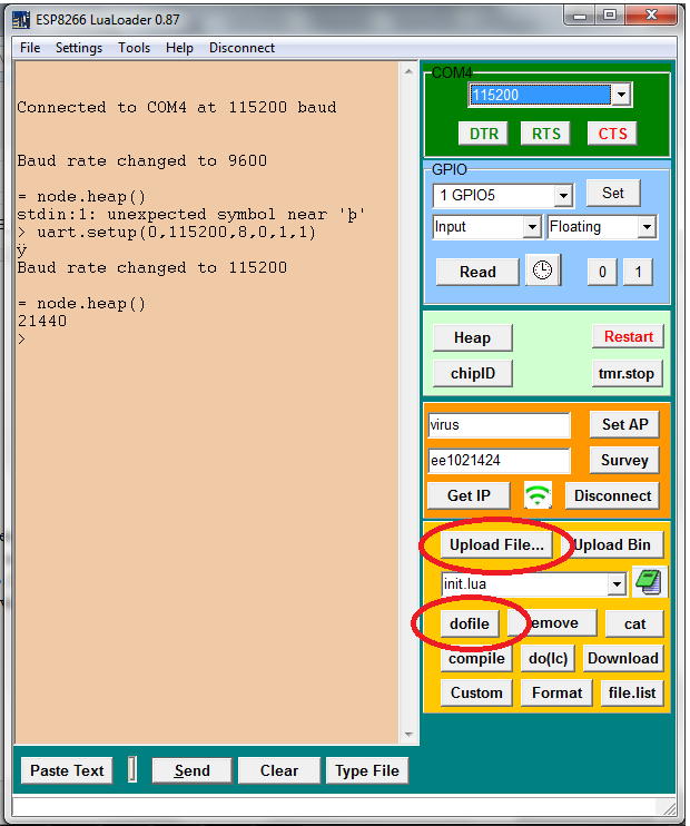 Home Automation: Programming ESP8266 using LUA Loader
