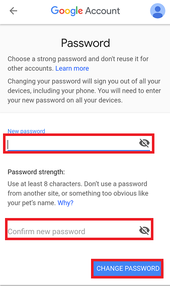 How to change your Gmail email password on Android - The Internet of ...
