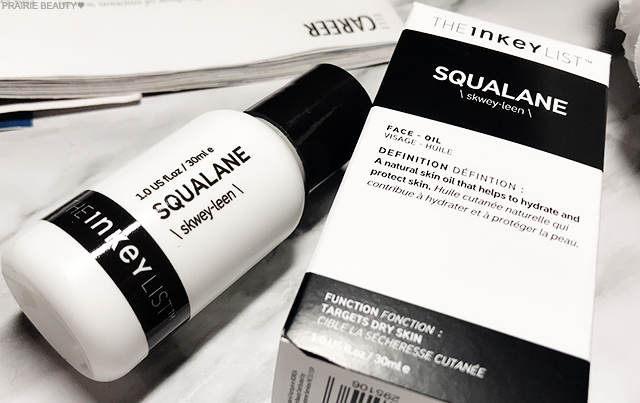 REVIEW: The Inkey List Squalane Facial Oil - Prairie Beauty