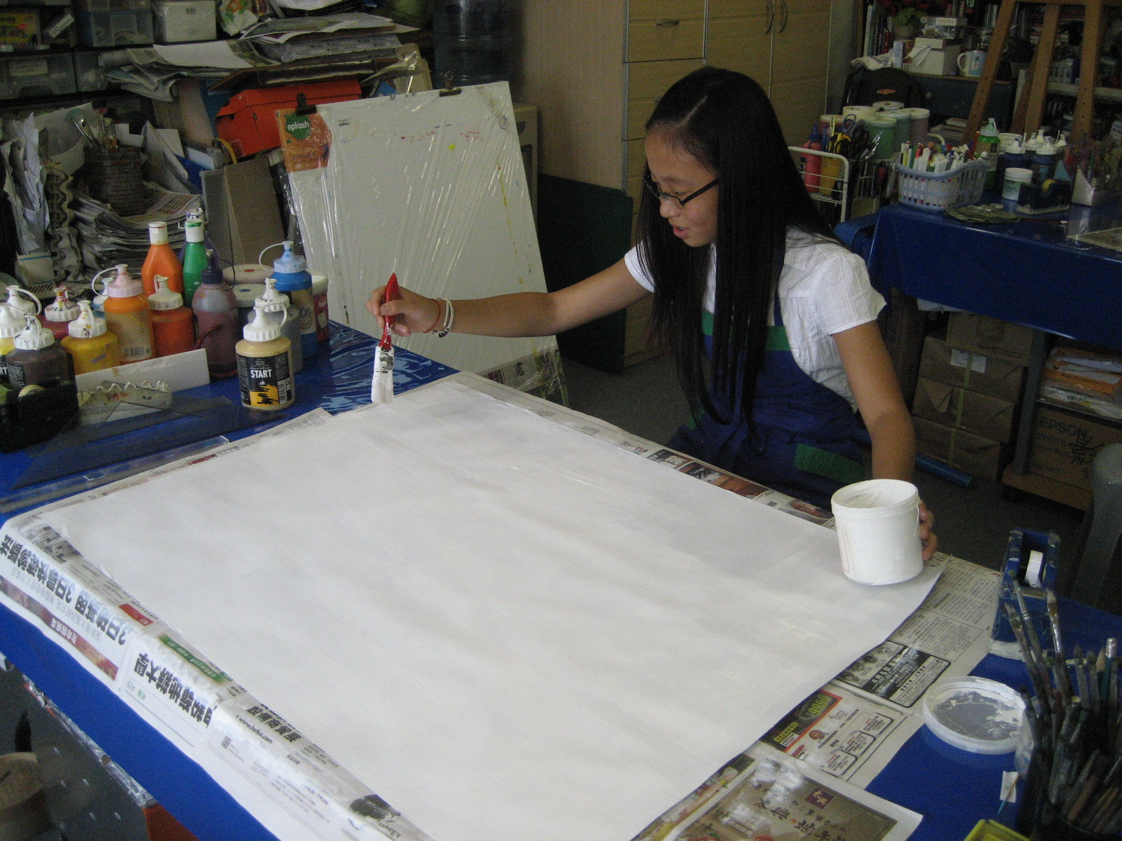 Visual art course for kids and adolecents: Regular visual arts classes