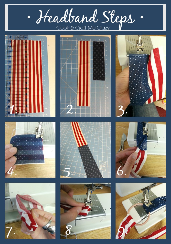 Cook and Craft Me Crazy: Patriotic Headbands
