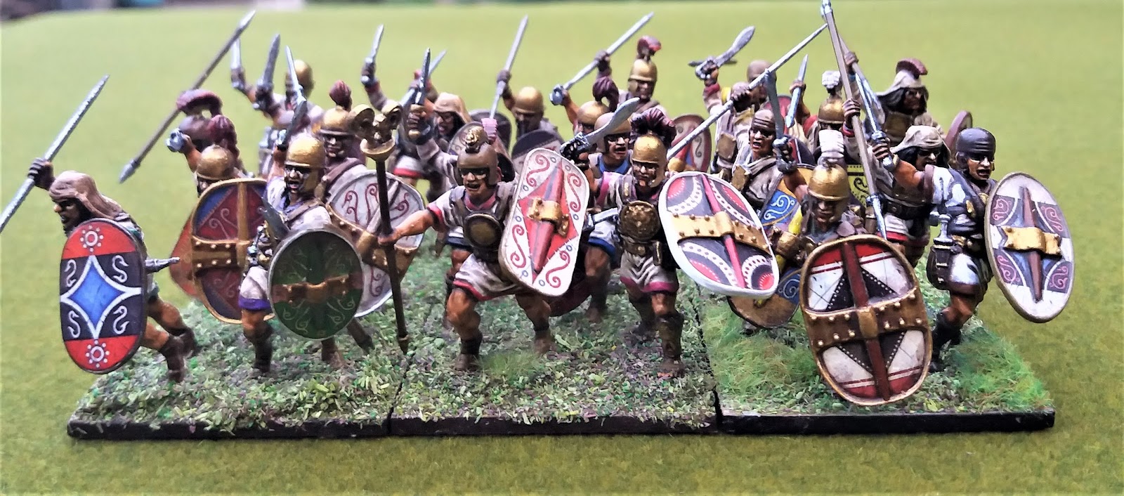 The Tabletop General: Victrix Iberian Infantry Painted for Swordpoint.