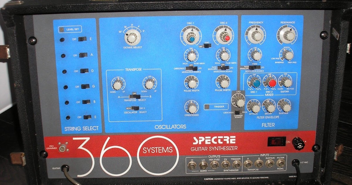 MATRIXSYNTH: 360 SYSTEMS SPECTRE Guitar Synthesizer