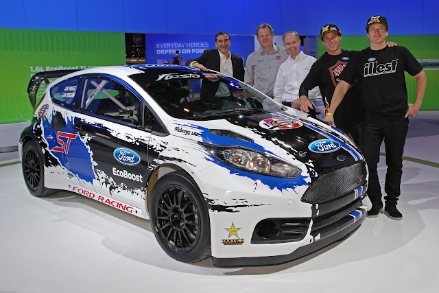 FIESTA ST GLOBAL RALLYCROSS RACER REVEALED AT CHICAGO AUTO SHOW