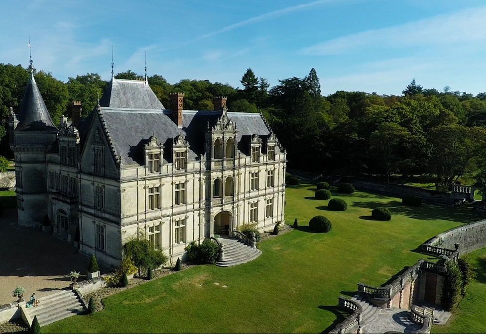 The sweetest castle in the autumn