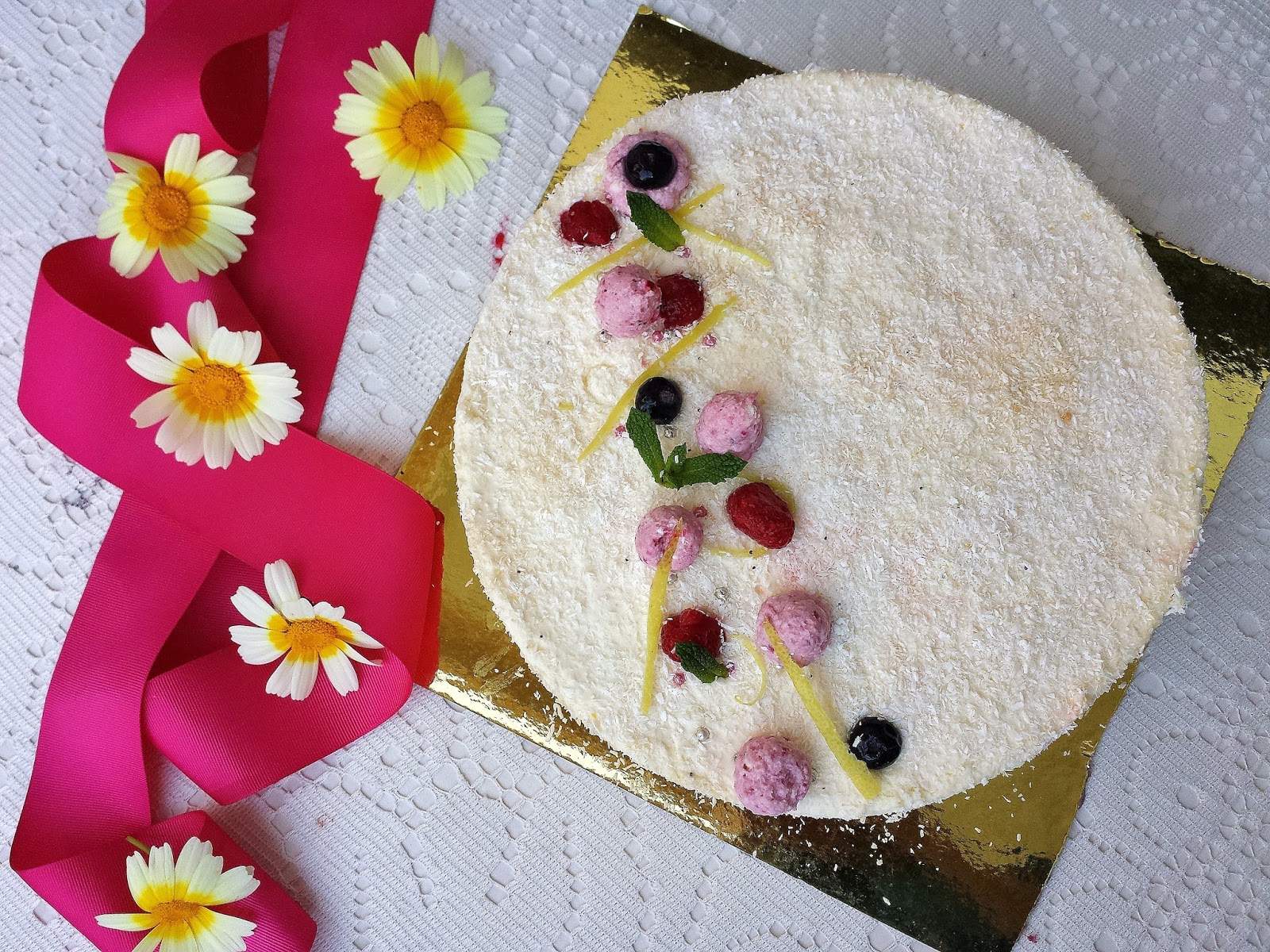 Entremets citron-fruits rouges | Recueil Gourmand