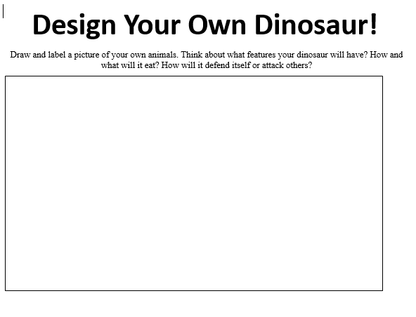 MrsAmy123: Dino ideas for Dinosaur theme!