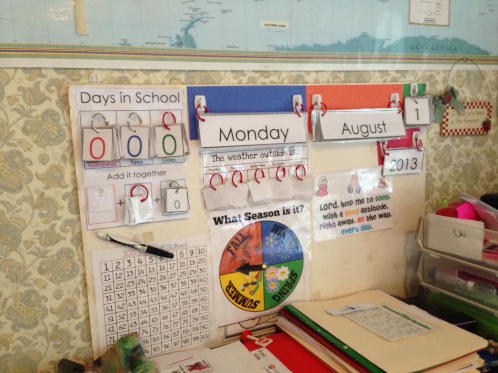 Thy Word: New calendar board