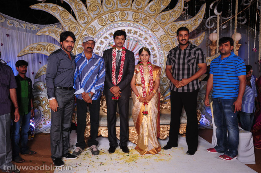Aryan Rajesh Wedding Reception Photos Stills