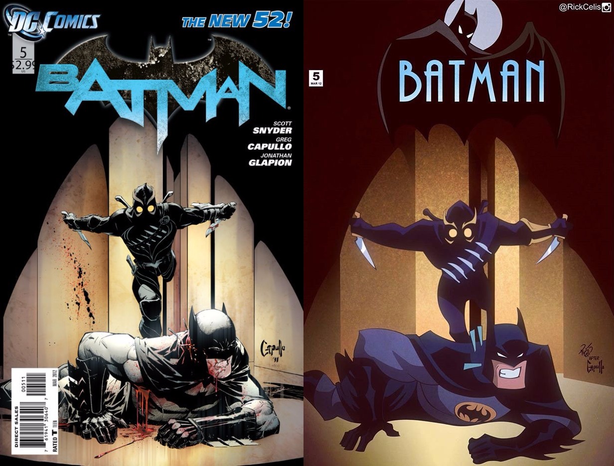 The Dork Review: Rob's Room: Rick Celis Redraws Batman Comics in the ...