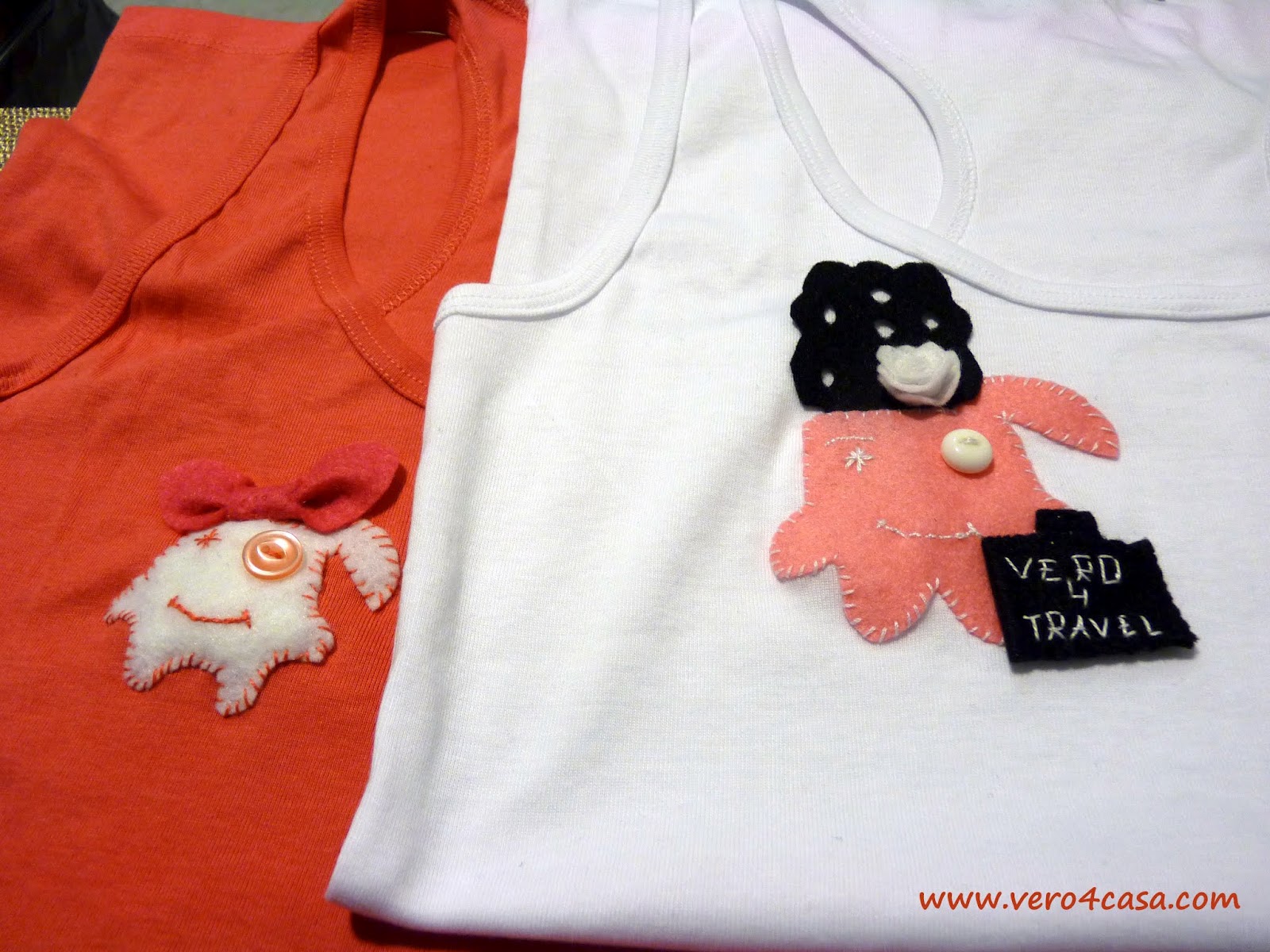 Como personalizar tus camisetas, delantales o ropa. ~ vero4casa