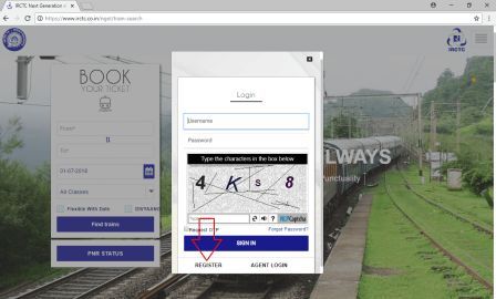 IRCTC Login Registration - Resolve IRCTC Login Issue & Create new IRCTC ...