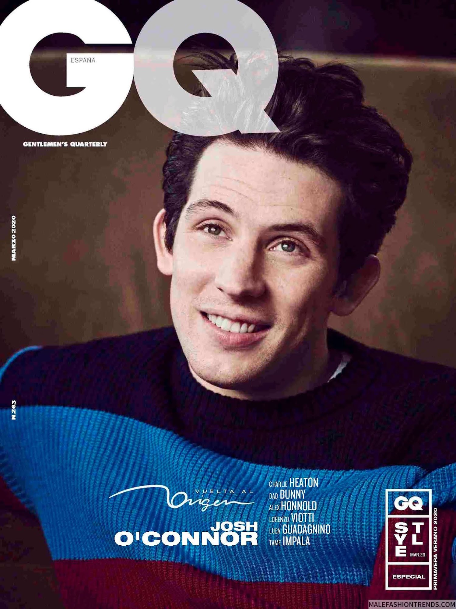 Josh O'Connor para GQ España en fotos de Matthew Brookes