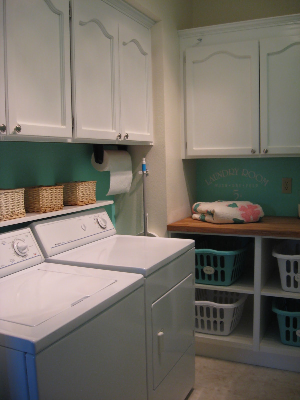 Even the interiors. Nothing is too good for my laundry room!