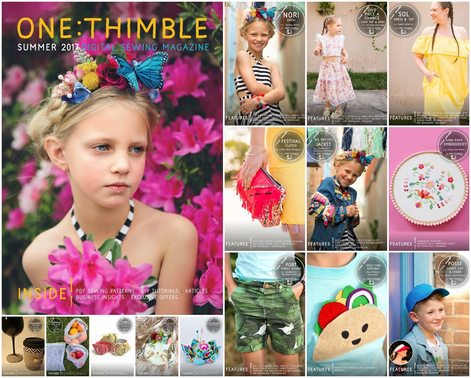 {BLOG TOUR} One Thimble Issue #17 | That's-Sew-Kari