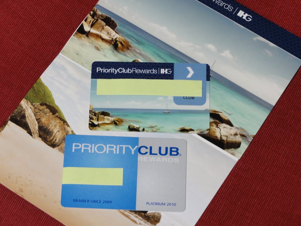 Priority Club Rewards Members Card 2012 / ロスジェネ世代のマイレージライフ