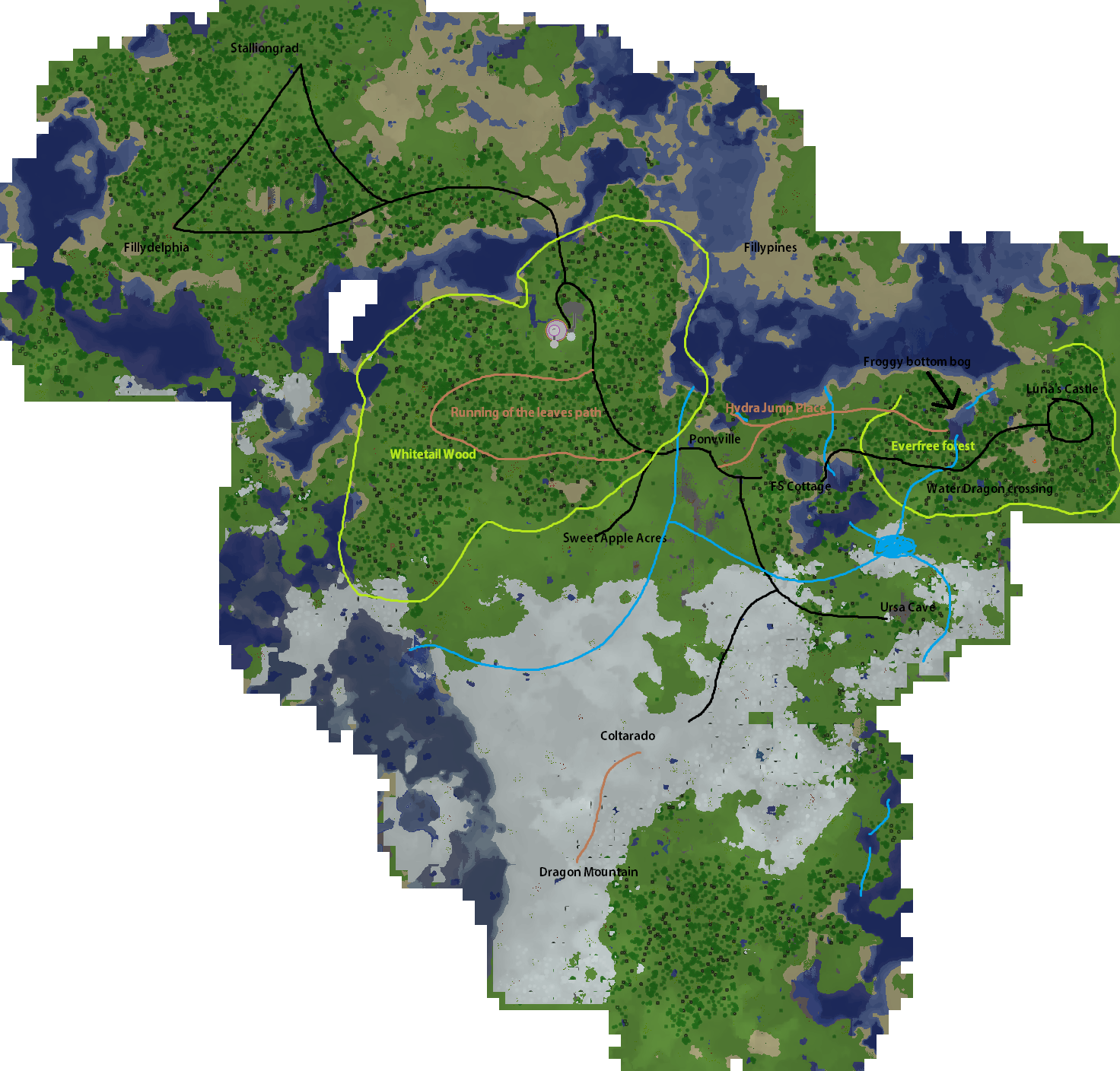 PonyCraft: Mapping Day update 1