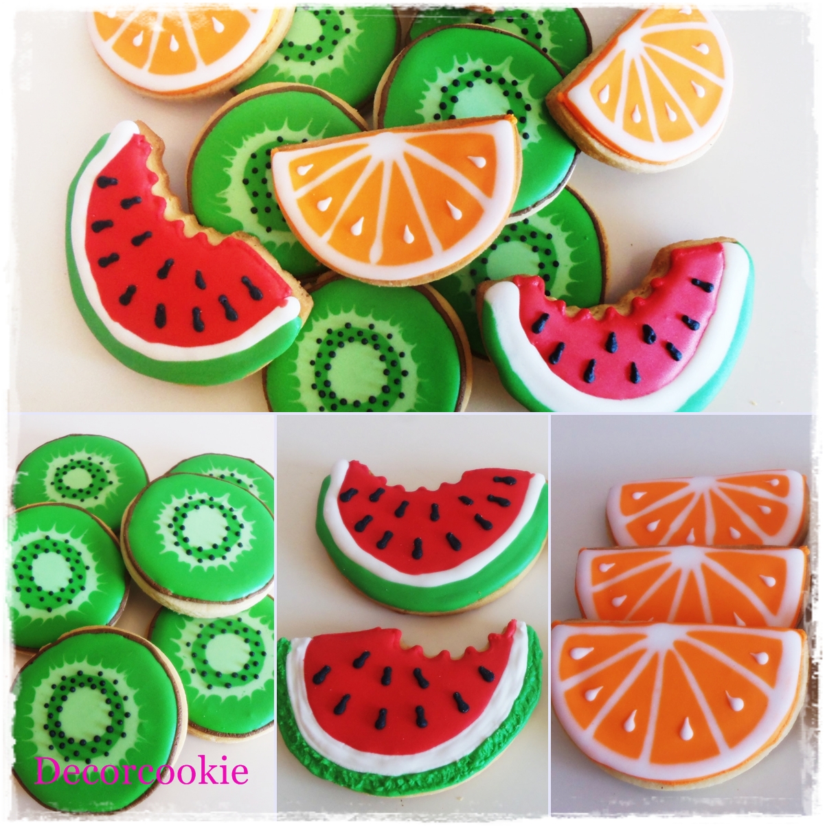 Galletas decoradas DecorCookie: Galletas frutales