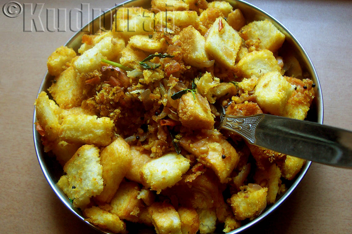 Kudpiraj's Garam Tawa: Bread Masala(South Indian)