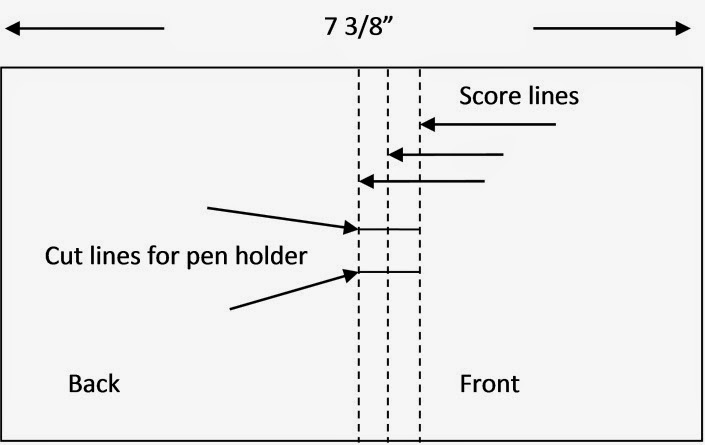 SewMe-Crafts : Post It Note Cover & Pen