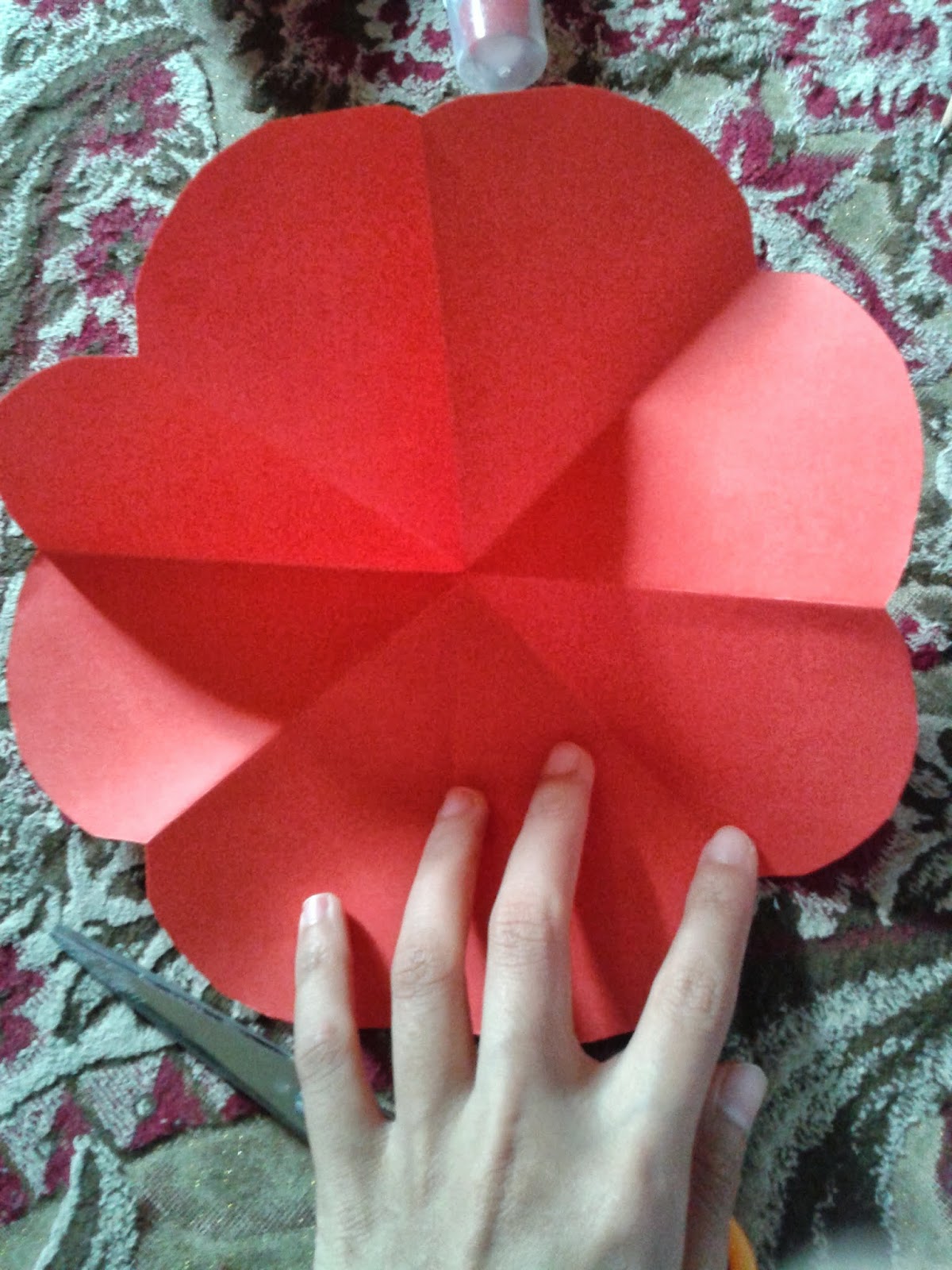 Cik Pepatung: DIY: Bunga ros besar mudah (Rose Foam)