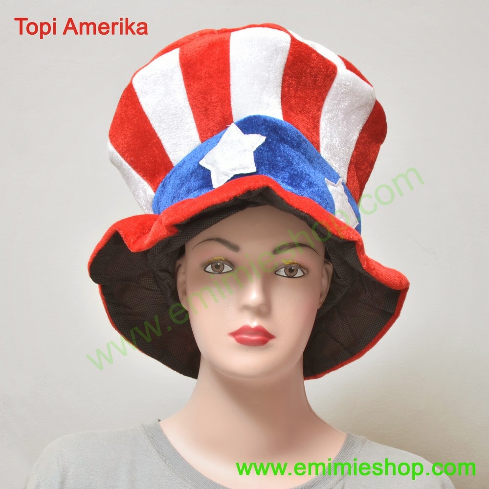 Topi Amerika Jual Sedia Jasa Aksesoris Props Photobooth Accessories ...