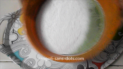 Make white rangoli powder home for Diwali | Kolam by Sudha Balaji