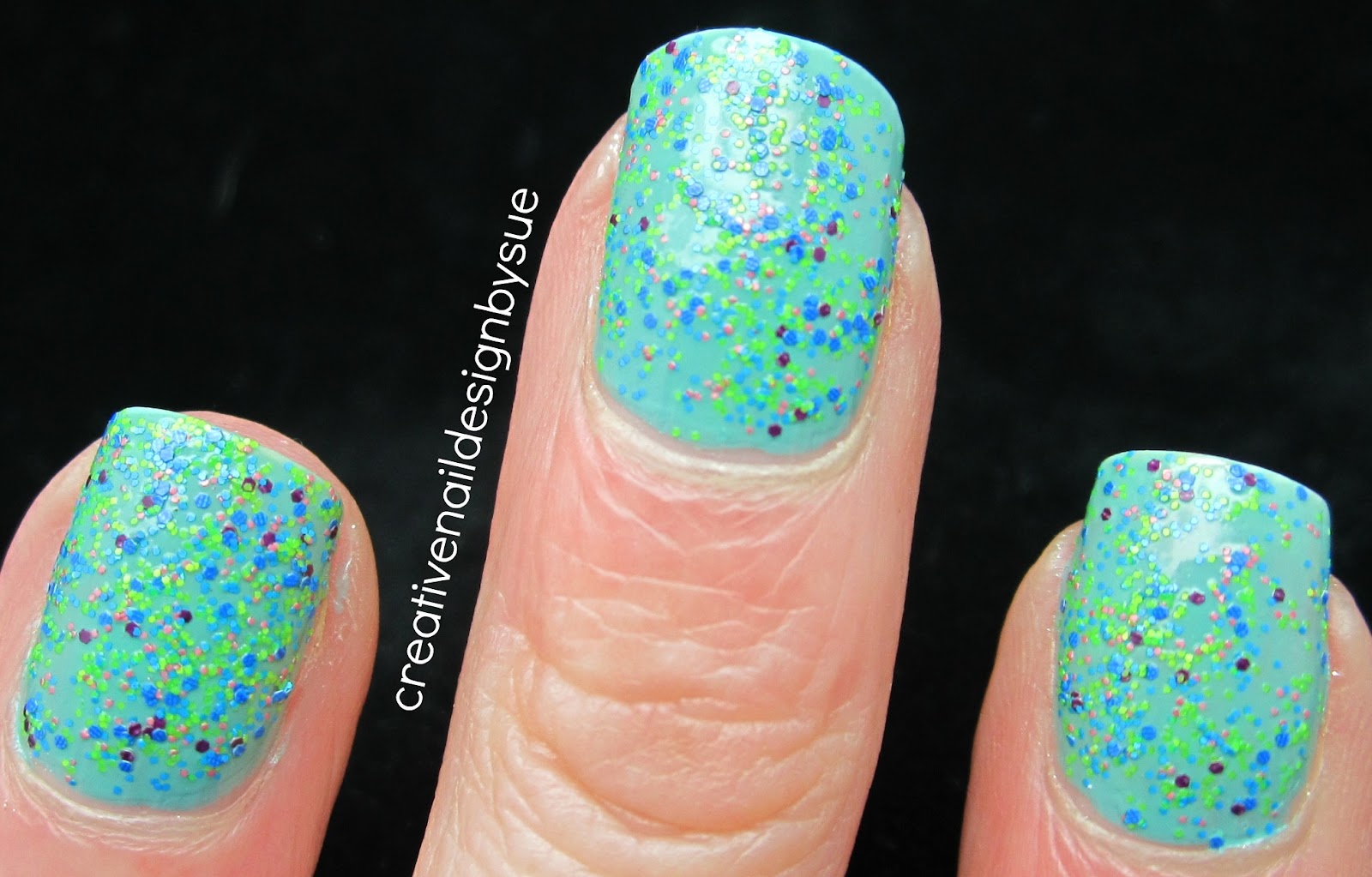 Creative Nail Design by Sue: Pretty & Polished Sand Art