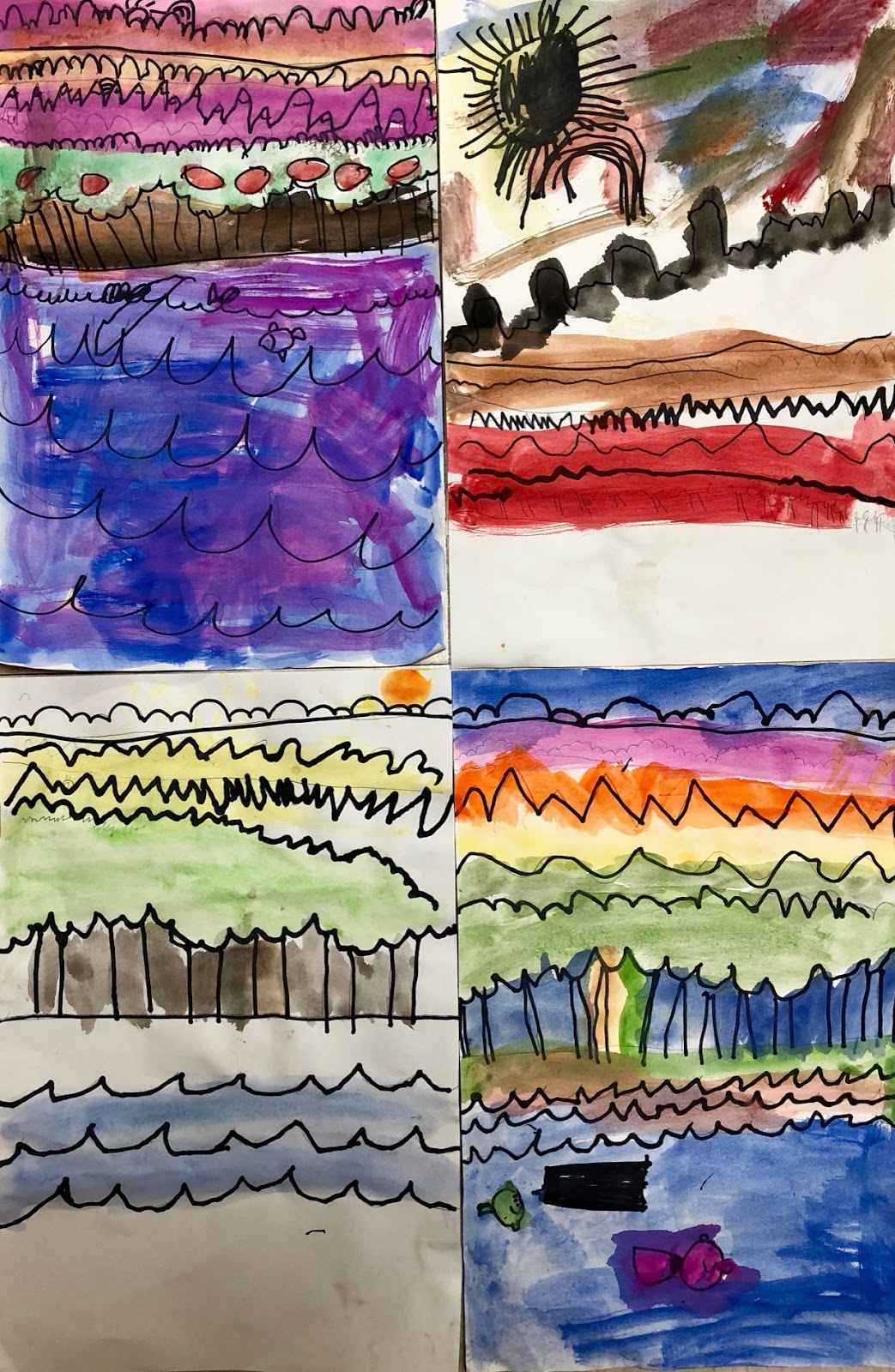 The Lost Sock : Line landscapes