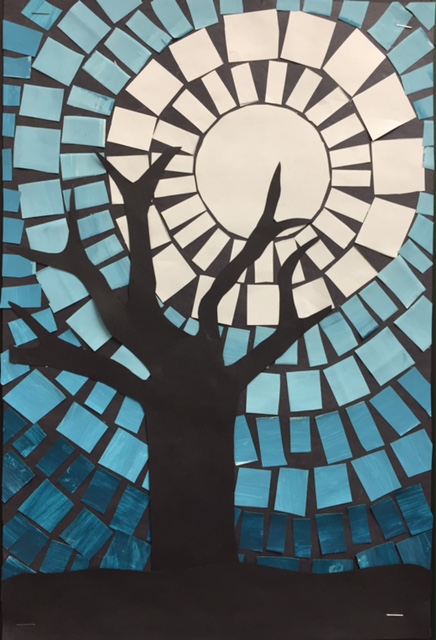 ARTventurous: Winter Sky Mosaics