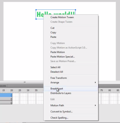 Cara Membuat Shape Tween ~ Flash Corner Tutorial Flash