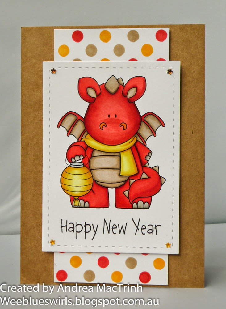 Whimsie Doodles Digital Stamps: The Cutest Dragon on the Block