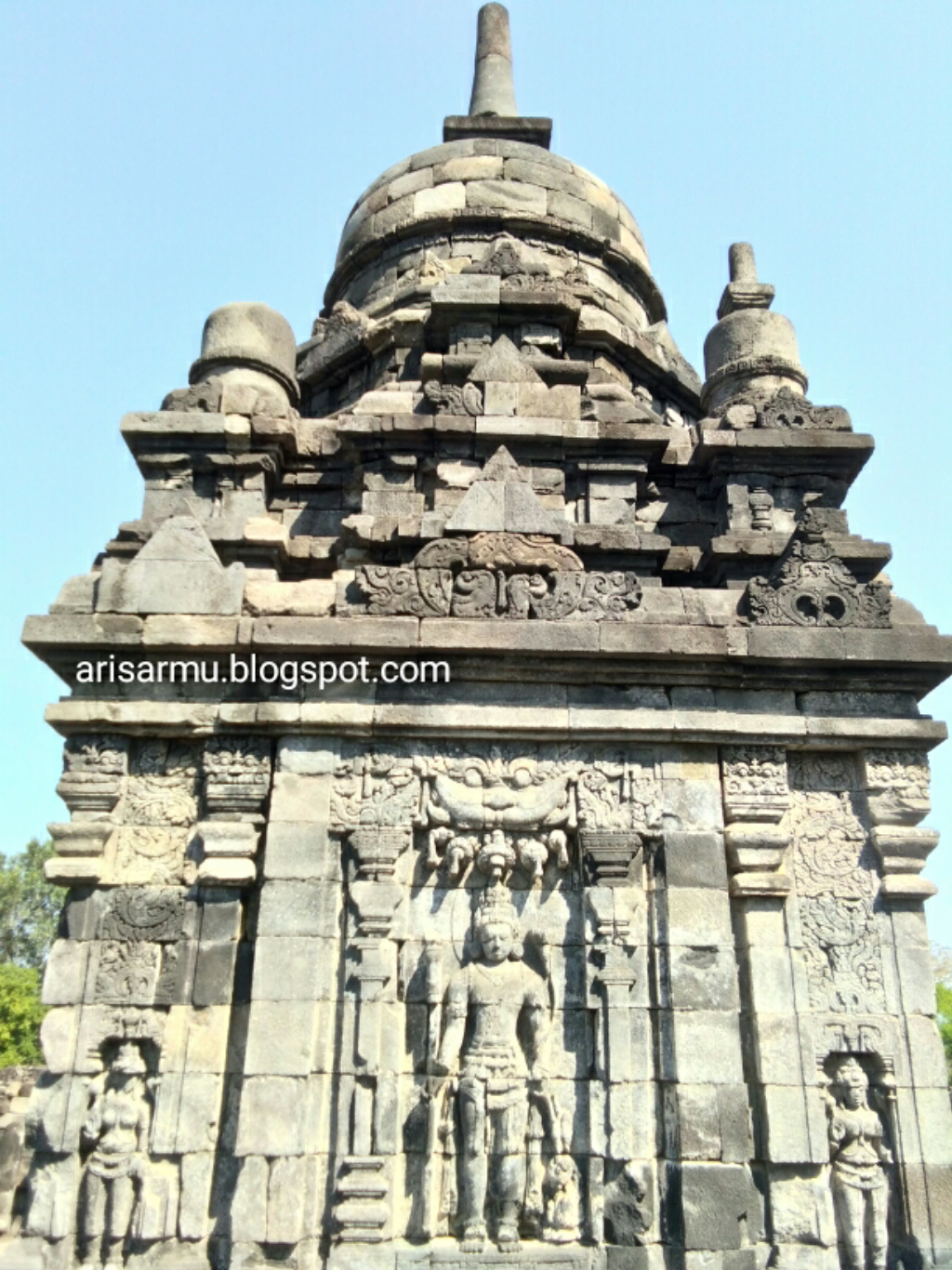 Candi Sewu, the second biggest Buddhist temple complex in Indonesia
