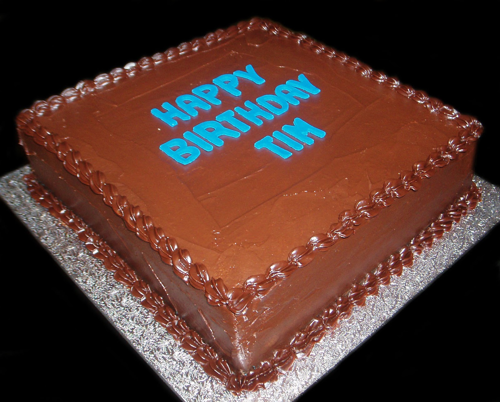 Nada's cakes: Chocolate Birthday Cake - by Nada's Cakes Canberra