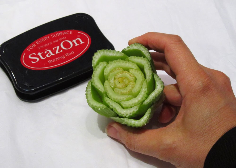 The Matchbook: Quick and Easy Vegetable Printing!