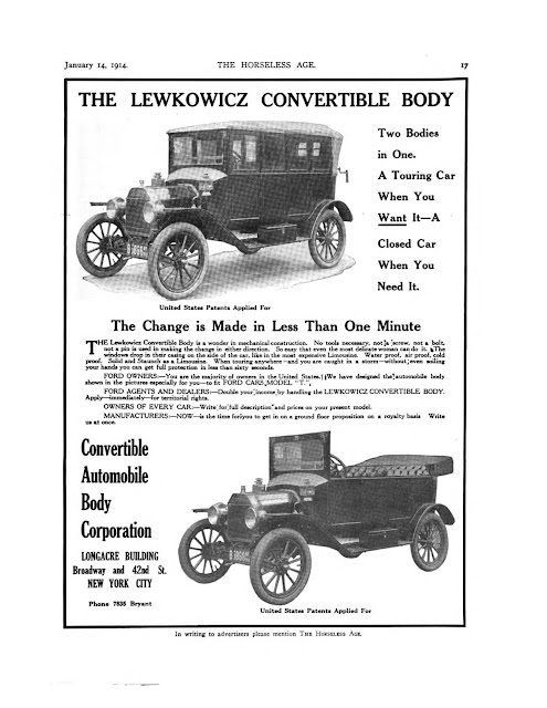 The Automobile and American Life: Convertible -- when was it first used ...